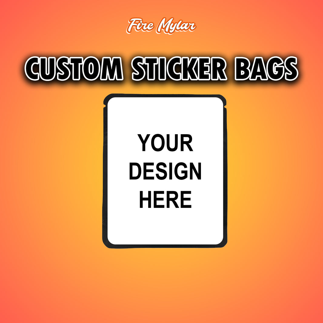 3.5g Mylar Bags | Premium Cannabis Packaging | Fire Mylar