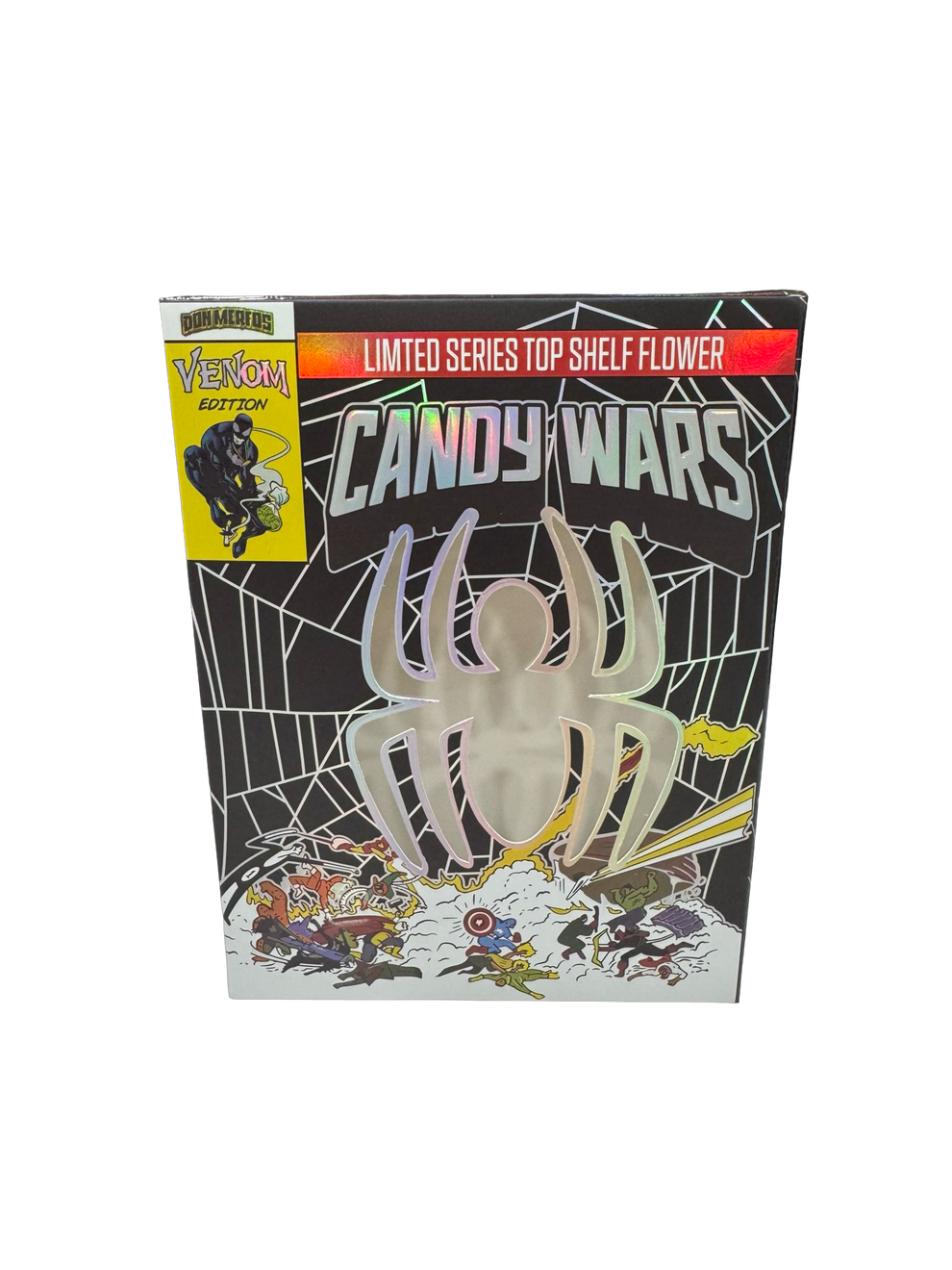 Candy Wars 3.5g Mylar Bags & Boxes Don Merfos | 3.5g Holographic – Fire ...