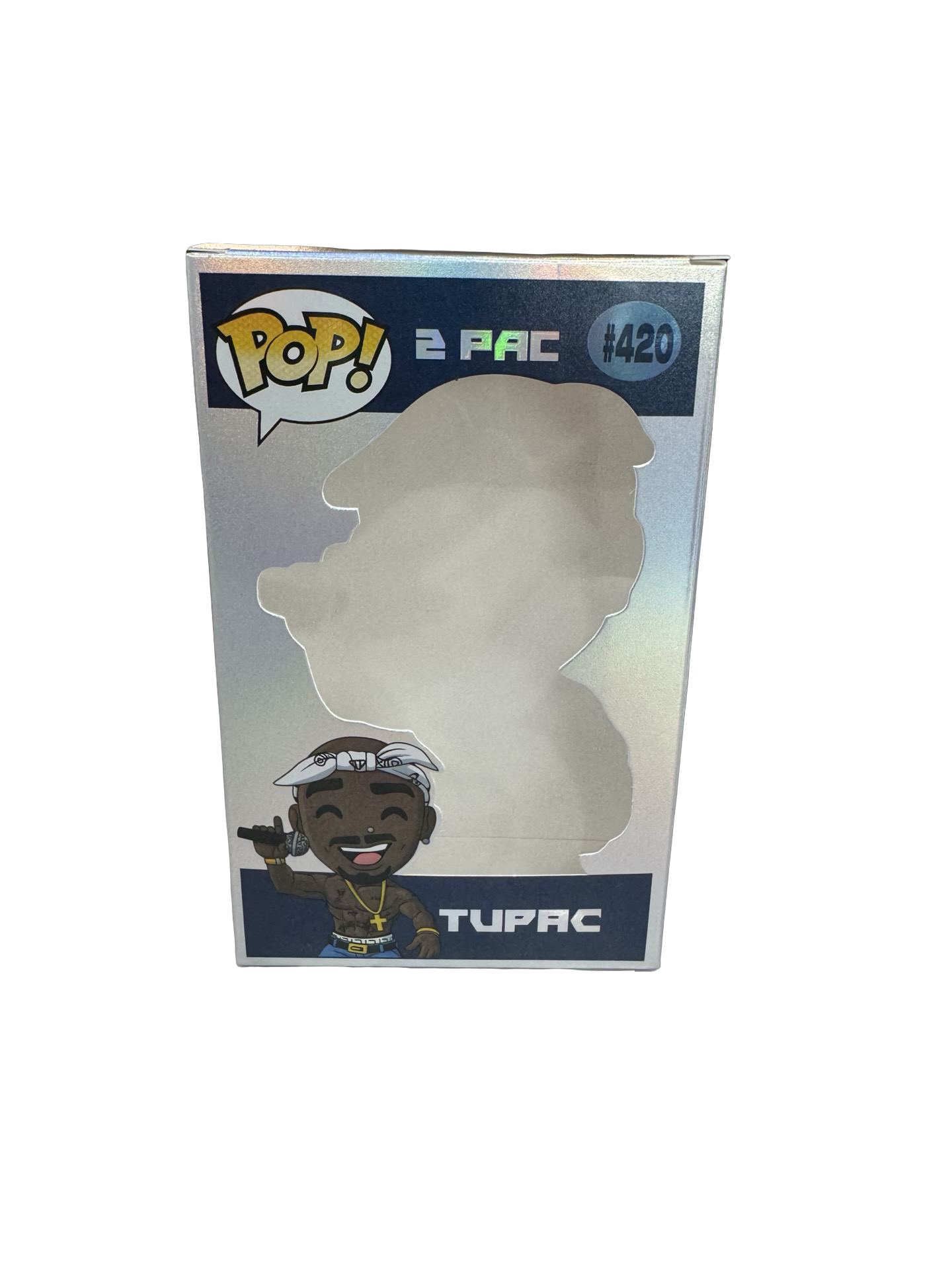 Tupac 3.5g Mylar Bags & Boxes Pop | 3.5g Holographic Mylar Bag – Fire Mylar